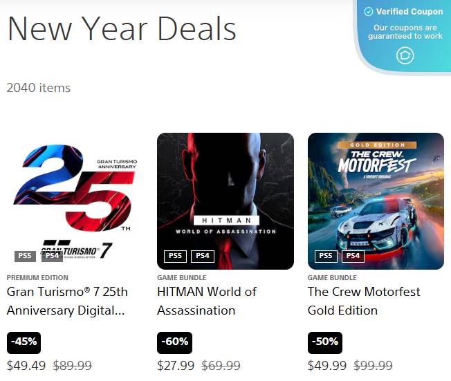 50% Off Playstation Store Coupons & Discount Codes - February 2025