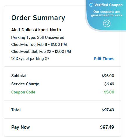 40% Off Airport Parking Reservations Coupons & Coupon Codes - March 2025