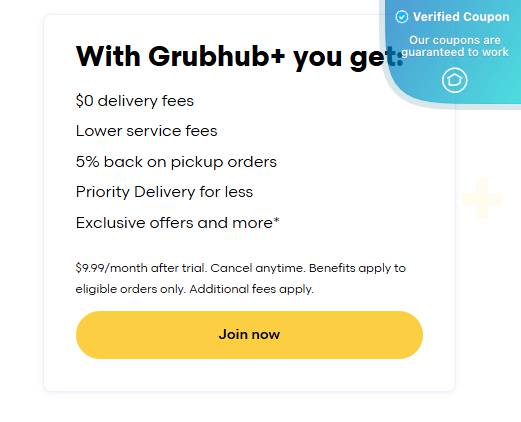 $10 Off Grubhub Coupons & Promo Codes - February 2025