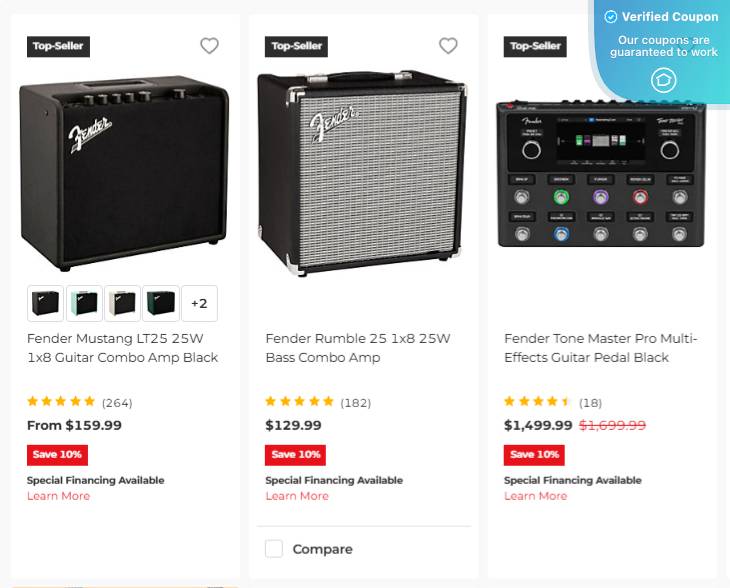 10% Off Guitar Center Coupons & Coupon Codes - February 2025