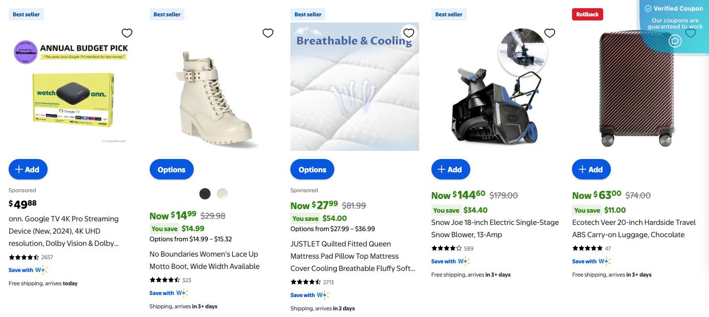 Walmart Coupons & Promo Codes: 25% Off - March 2025