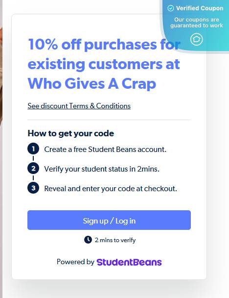 40% Off Who Gives A Crap Coupons & Coupon Codes - March 2025