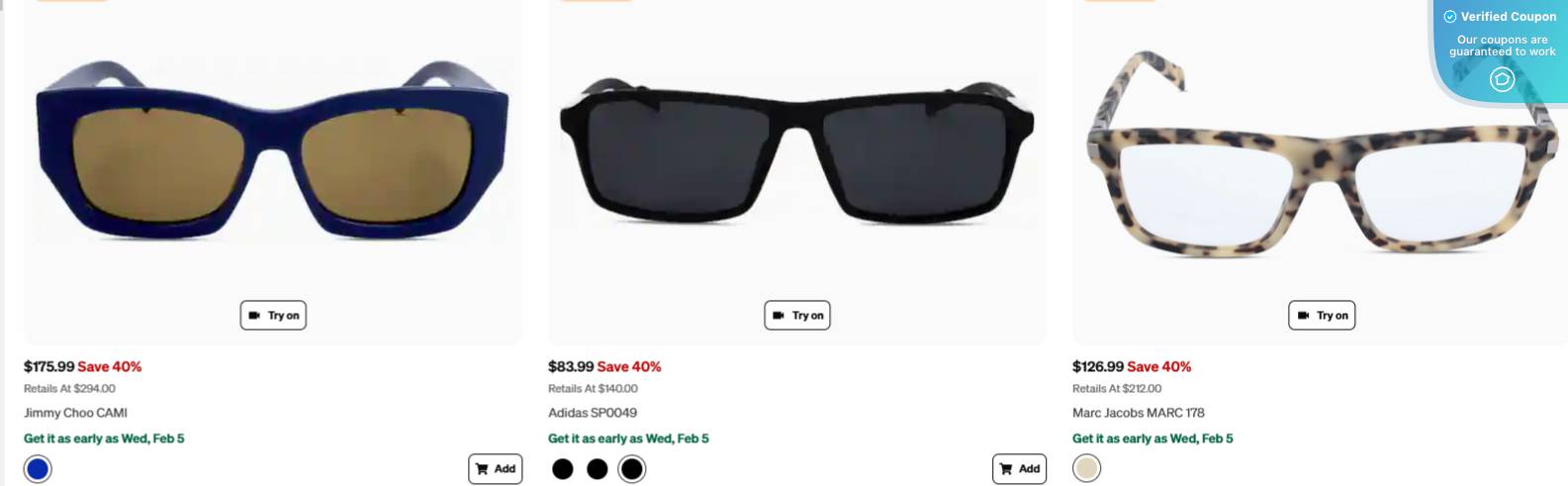 50% Off Zenni Optical Coupons & Promo Codes - February 2025