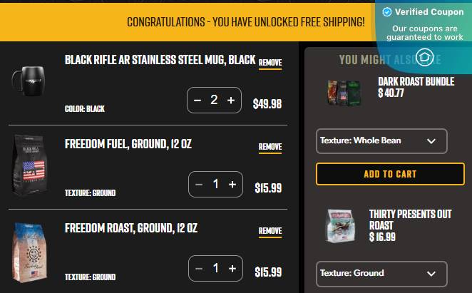 40% Off Black Rifle Coffee Coupons & Coupon Codes - February 2025