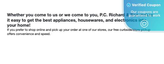 $25 Off PC Richards Coupons & Promo Codes - February 2025