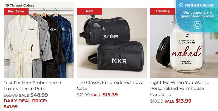 25% Off Personalization Mall Coupons & Codes - March 2025