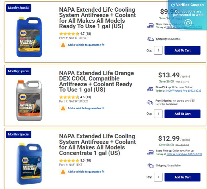 50% Off NAPA Coupons & Coupon Codes - February 2025