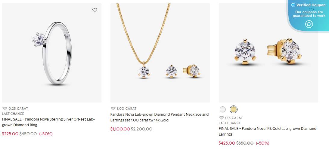 25% Off Pandora Jewelry Coupons & Coupon Codes - February 2025