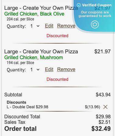 25% Off Pizza Guys Coupons & Coupon Codes - February 2025