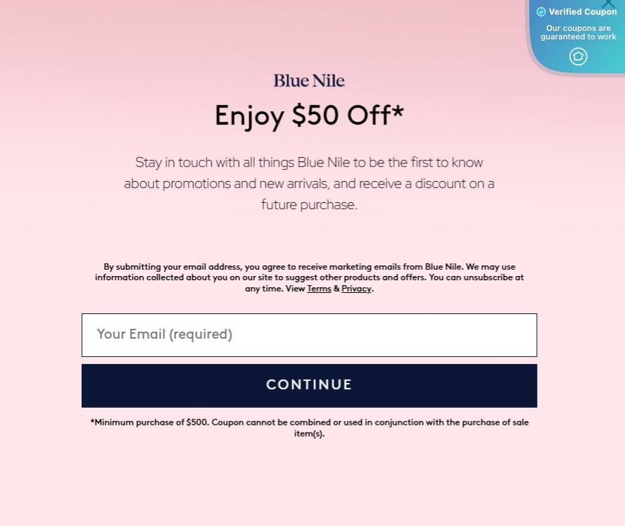 30% Off Blue Nile Coupons & Promo Codes - March 2025