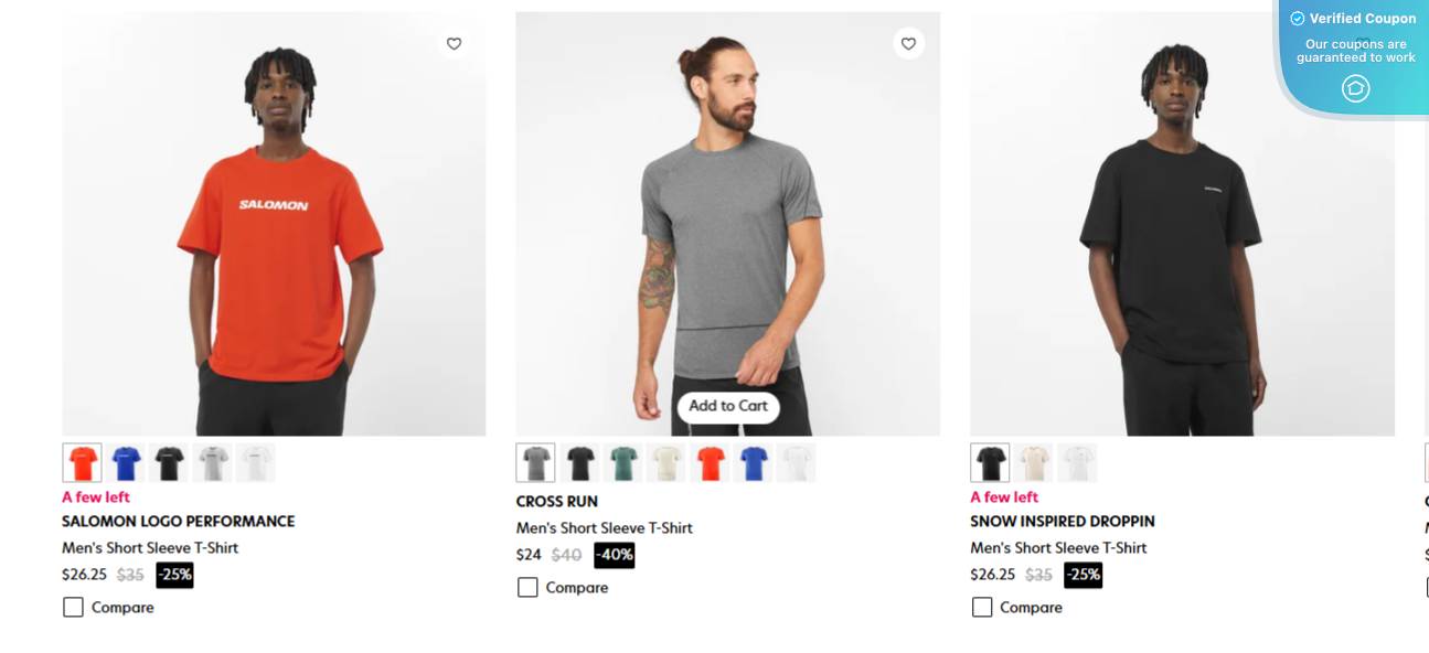 40% Off Salomon Coupons & Discount Codes - March 2025