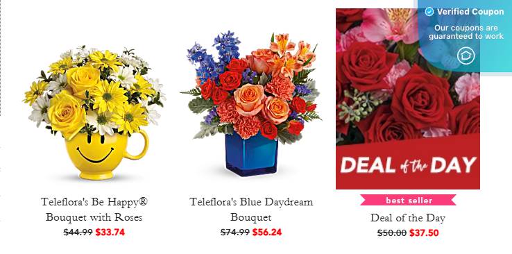 20% Off Teleflora Coupons & Promo Codes - February 2025