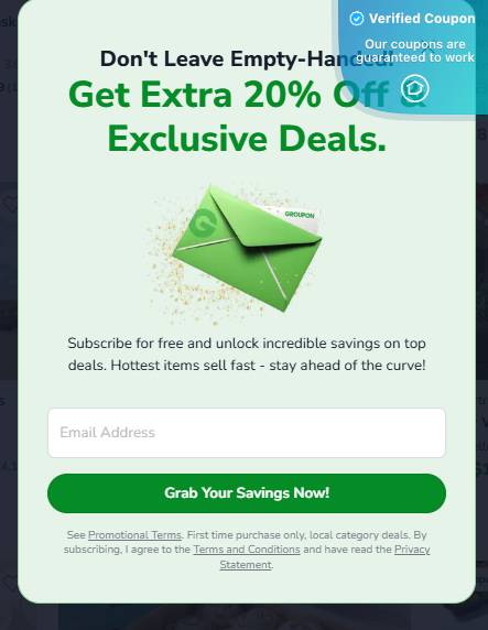 20% Off Groupon Coupons & Promo Codes - February 2025