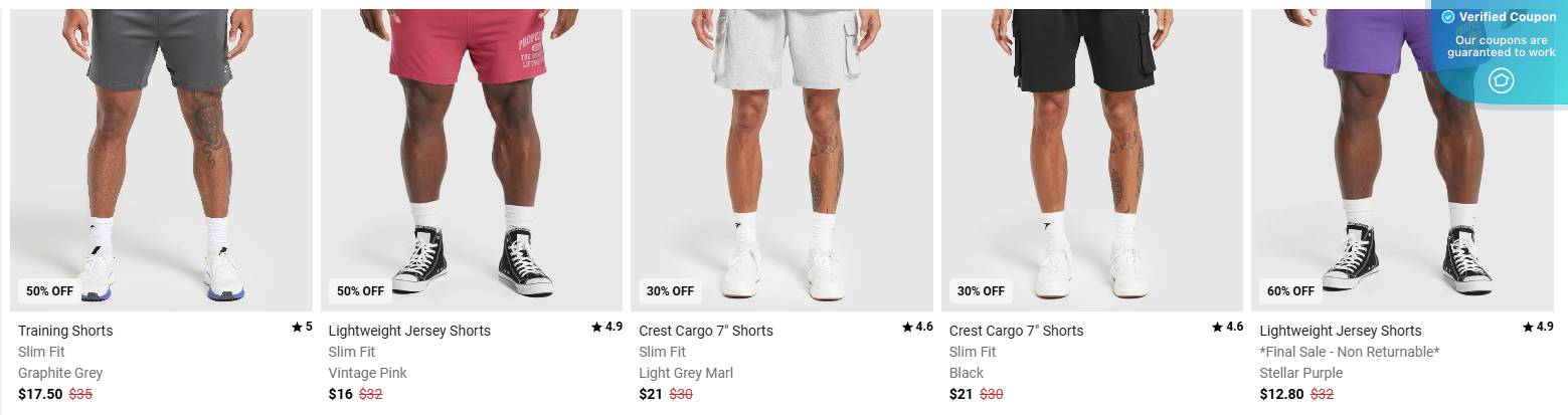 10% Off Gymshark Coupons & Discount Codes - February 2025