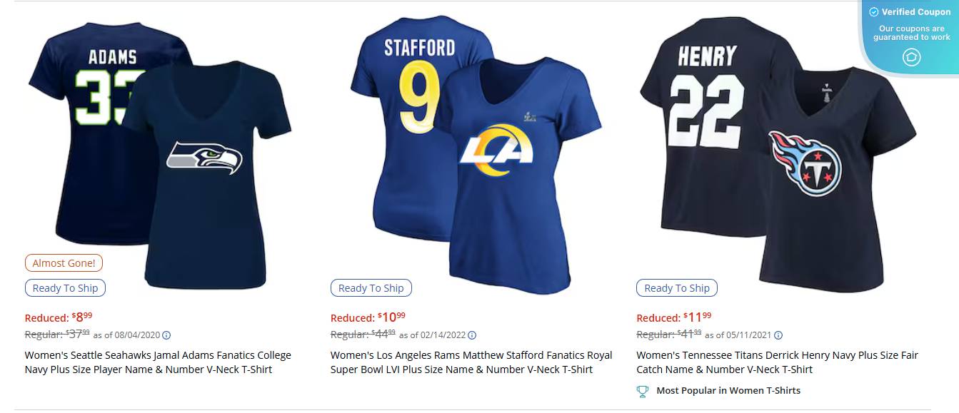 40% Off NFL Shop Coupons & Coupon Codes - February 2025