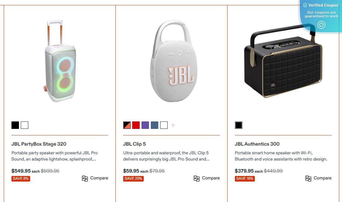 JBL Coupons & Promo Codes: 30% Off - February 2025