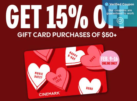 20% Off Cinemark Coupons & Coupon Codes - March 2025