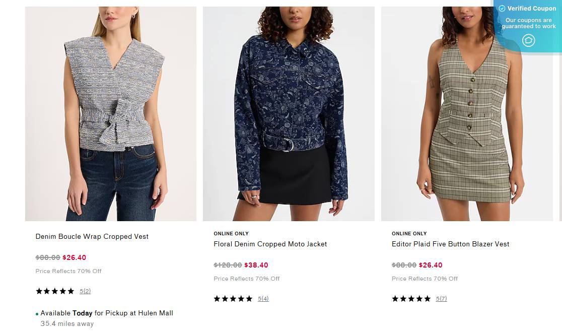 30% Off Express Coupons & Promo Codes - February 2025