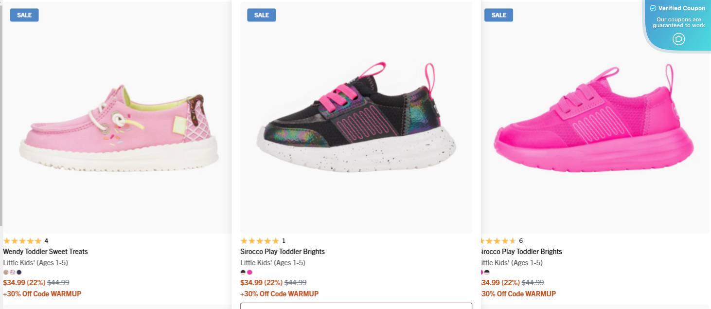 40% Off Hey Dude Coupons & Discount Codes - March 2025