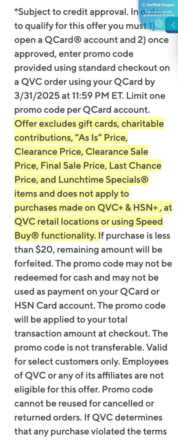 40% Off QVC Coupons & Promo Codes - March 2025