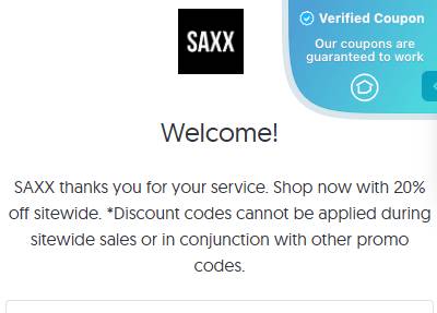35% Off Saxx Coupons & Discount Codes - February 2025