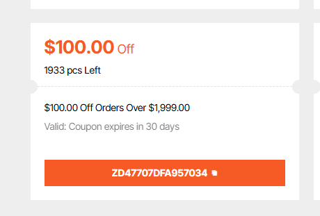 20% Off Vevor Coupons & Discount Codes - March 2025