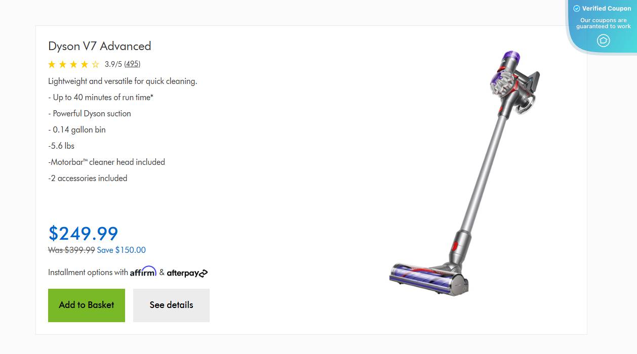 20% Off Dyson Coupons & Promo Codes - February 2025