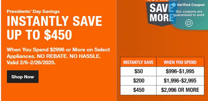 20% Off Home Depot Coupons & Promo Codes - February 2025