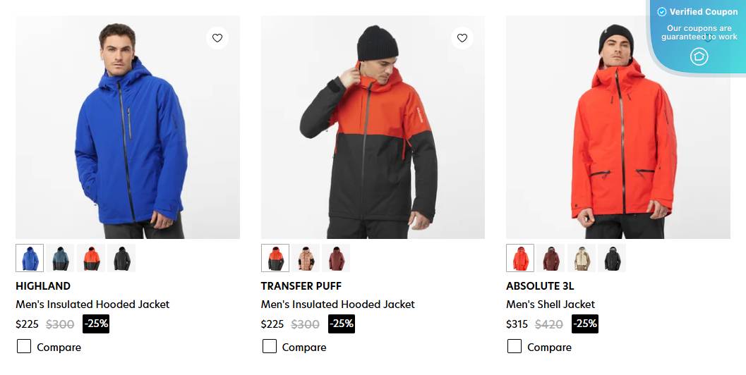 40% Off Salomon Coupons & Discount Codes - March 2025