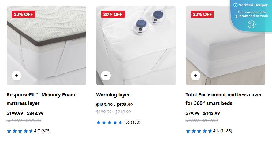 40% Off Sleep Number Coupons & Promo Codes - March 2025