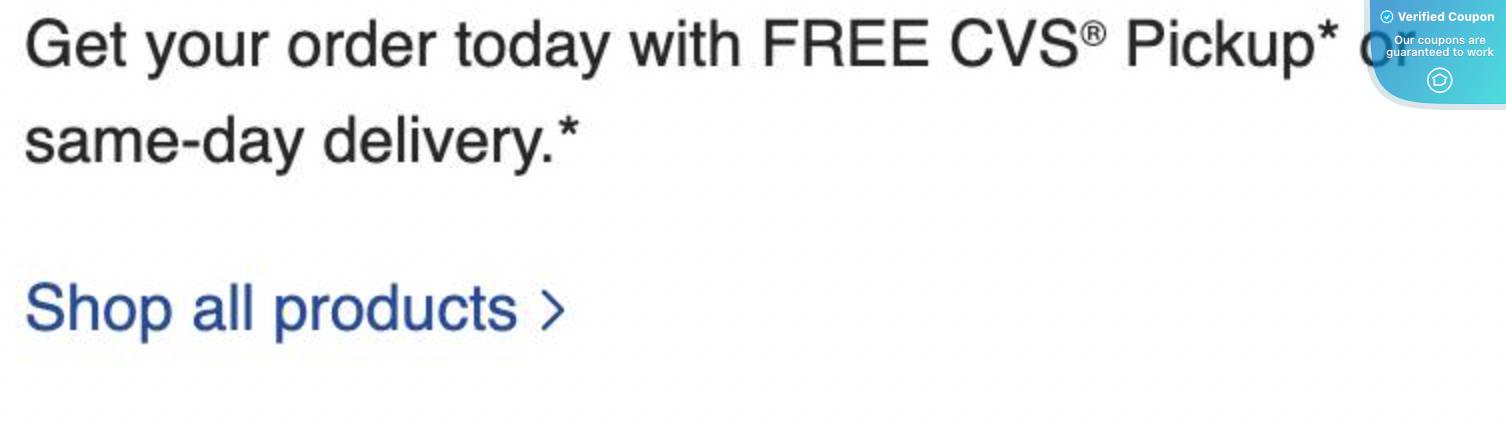 40% Off CVS Coupons & Promo Codes - March 2025