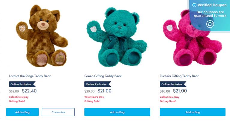 30% Off Build-A-Bear Coupons - March 2025