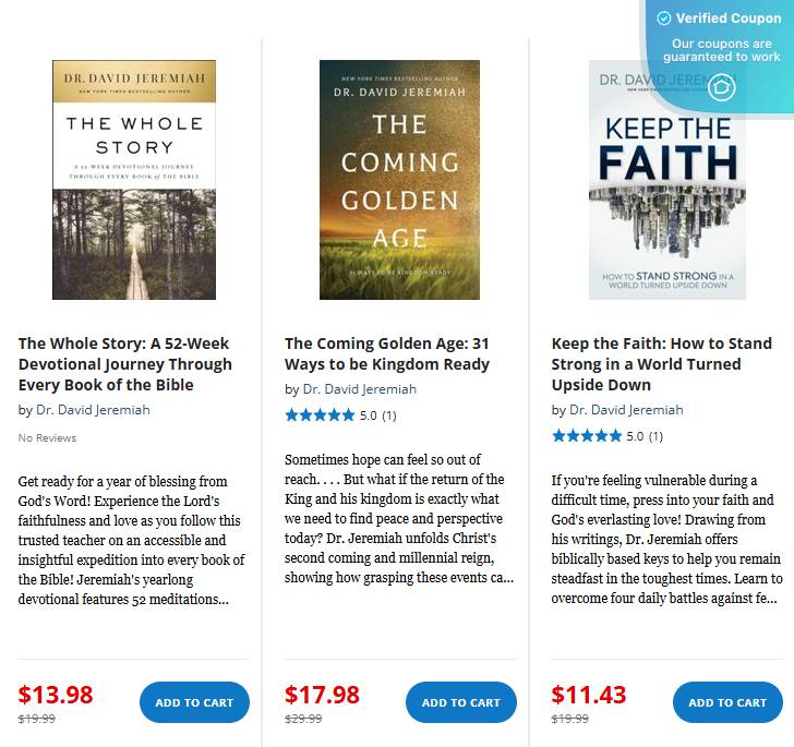 40% Off Christian Book Coupons & Promo Codes - March 2025