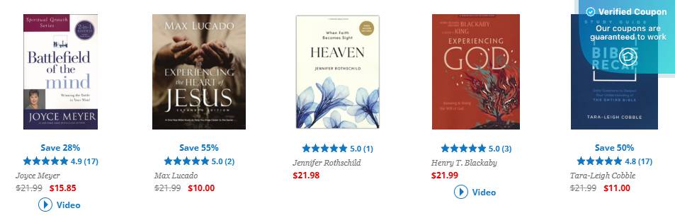 40% Off Christian Book Coupons & Promo Codes - March 2025