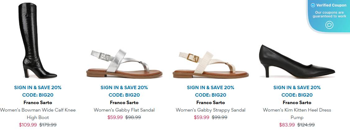 Famous Footwear Coupons & Promo Codes: $15 Off - March 2025