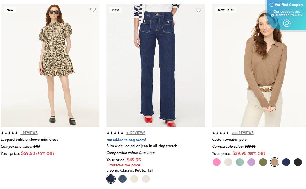 60% Off J Crew Factory Coupons & Promo Codes - March 2025