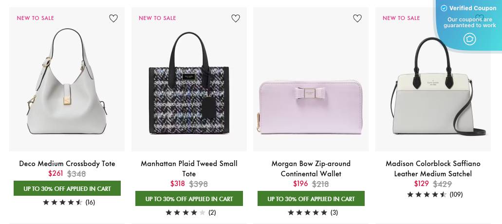 30% Off Kate Spade Coupons & Promo Codes - March 2025