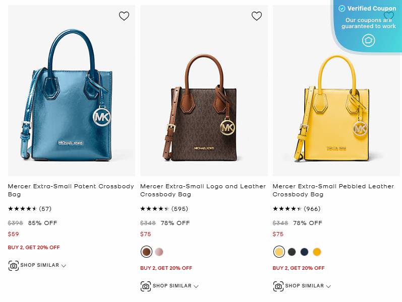 50% Off Michael Kors Coupons & Promo Codes - February 2025