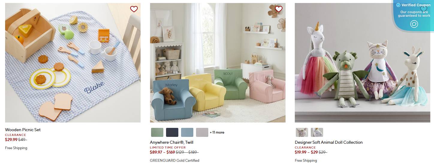 20% Off Pottery Barn Kids Coupons - March 2025