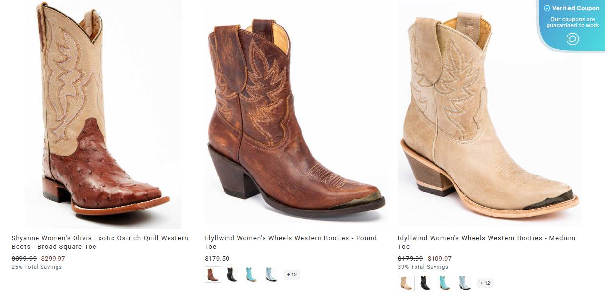 20% Off Boot Barn Coupons & Promo Codes - February 2025