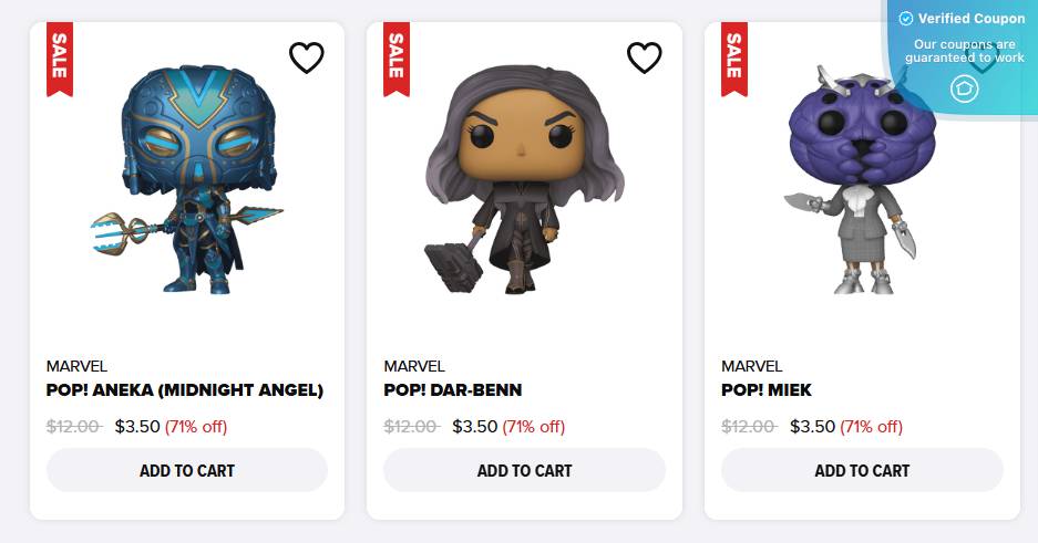 40% Off Funko Coupons & Discount Codes - March 2025
