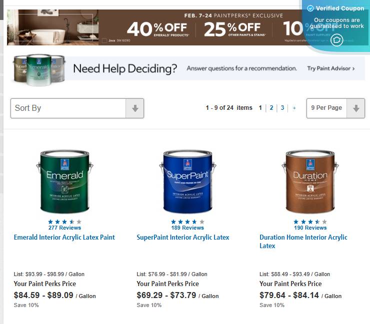 40% Off Sherwin Williams Coupons & Coupon Codes - February 2025