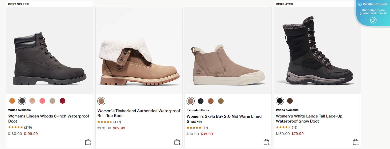 30% Off Timberland Coupons & Promo Codes - March 2025