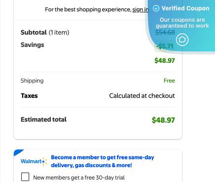 Walmart Coupons & Promo Codes: 25% Off - March 2025