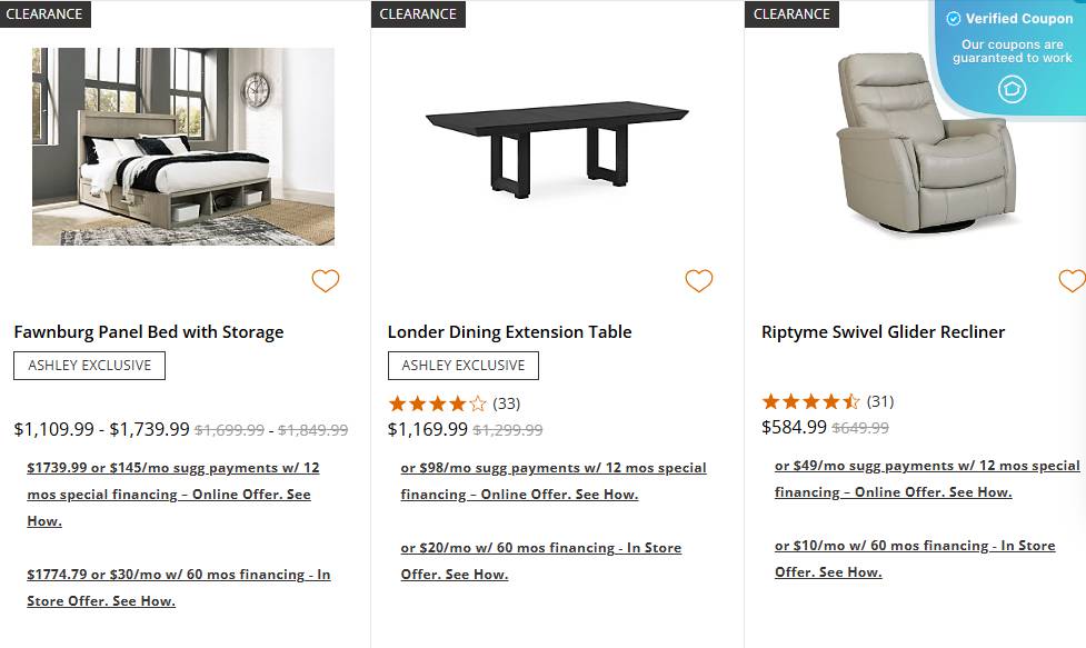 10 Off Ashley Furniture Coupons Promo Codes February 2025