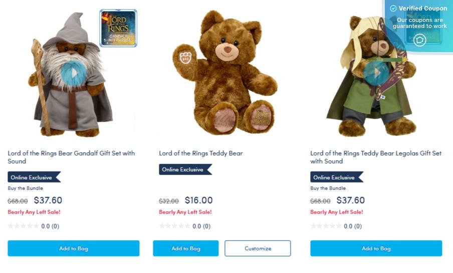 30% Off Build-A-Bear Coupons - March 2025
