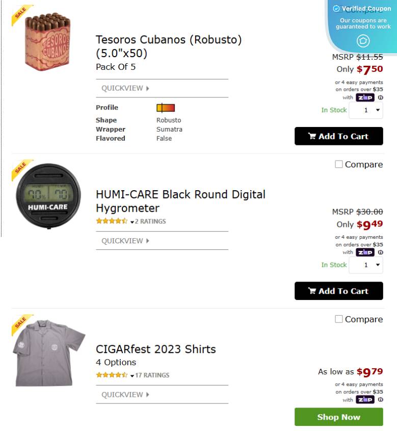 25% Off Cigars International Coupons & Coupon Codes - March 2025