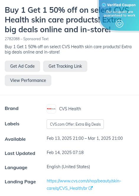 40% Off CVS Coupons & Promo Codes - March 2025