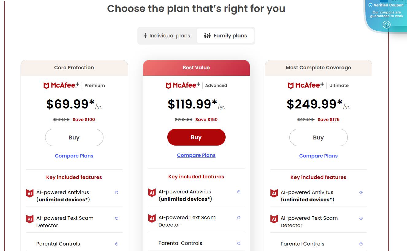 20% Off McAfee Coupons & Promo Codes - March 2025