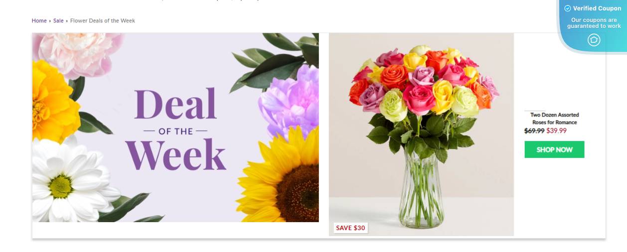 40% Off 1800Flowers Coupons & Coupon Codes - March 2025